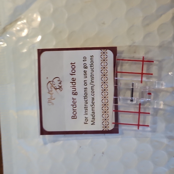 MadamSew | Office | Border Guide Foot | Poshmark
